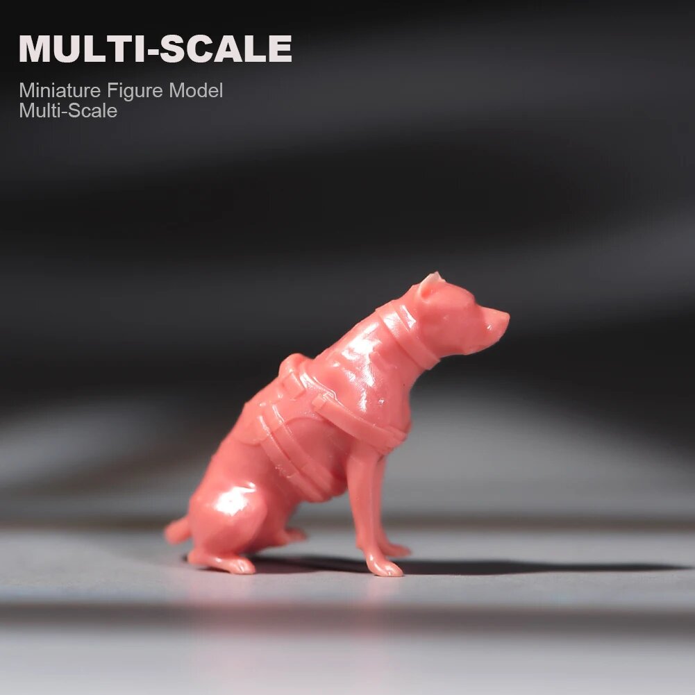 Неокрашенные фигурки полиции Гонконга MAK 1/18 1/24 1/43 1/64 1/87 Розовый, Unpainted 7, 1 to 87