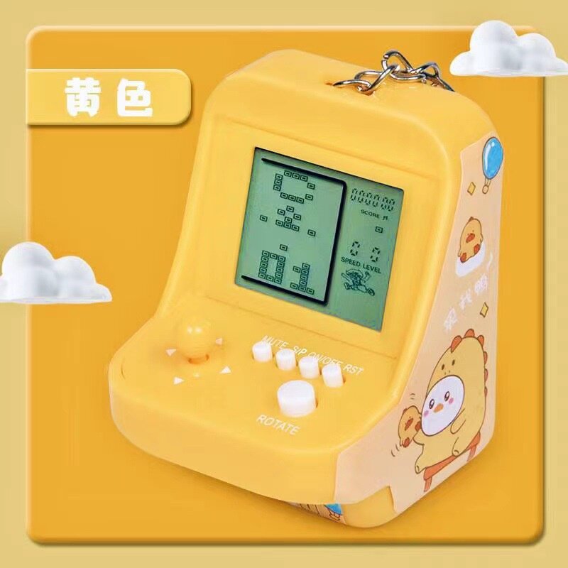 Ключница-брелок «Русский Тетрис» из пластика, неэлектронная мини-игровая консоль, стиль C