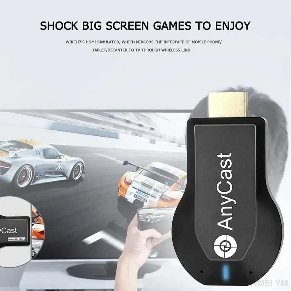 Беспроводной WiFi HDMI 1080p медиаплеер ресивер Miracast телевизор экран зеркальное устройство Anycast телефона или планшета проектор