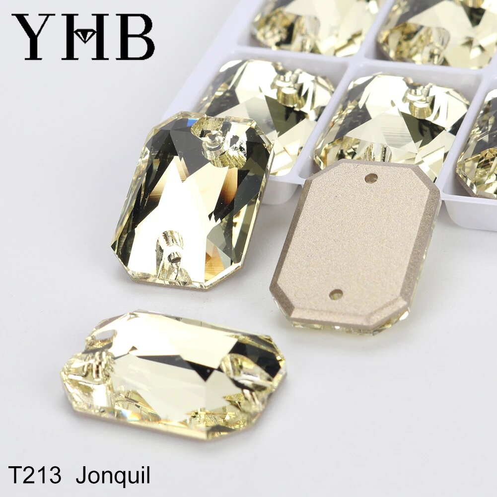 Стразы YHB Jonquil, 10-14 мм, 36 шт