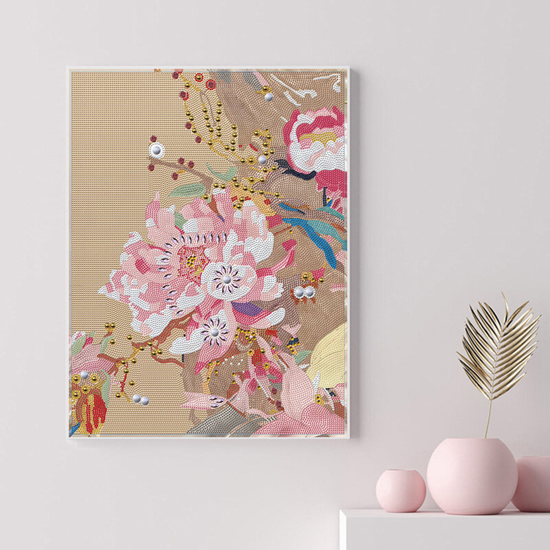 Новая китайская стильная алмазная живопись DIY, ручная работа, точечная алмазная живопись, высококачественная новогодняя декоративная живопись для гостиной, подвесная картина в подарок