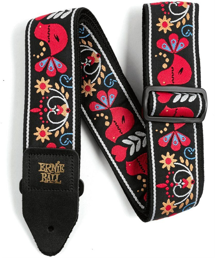 ERNIE BALL 4667 Jacquard Redbird Rising - Ремень для гитары