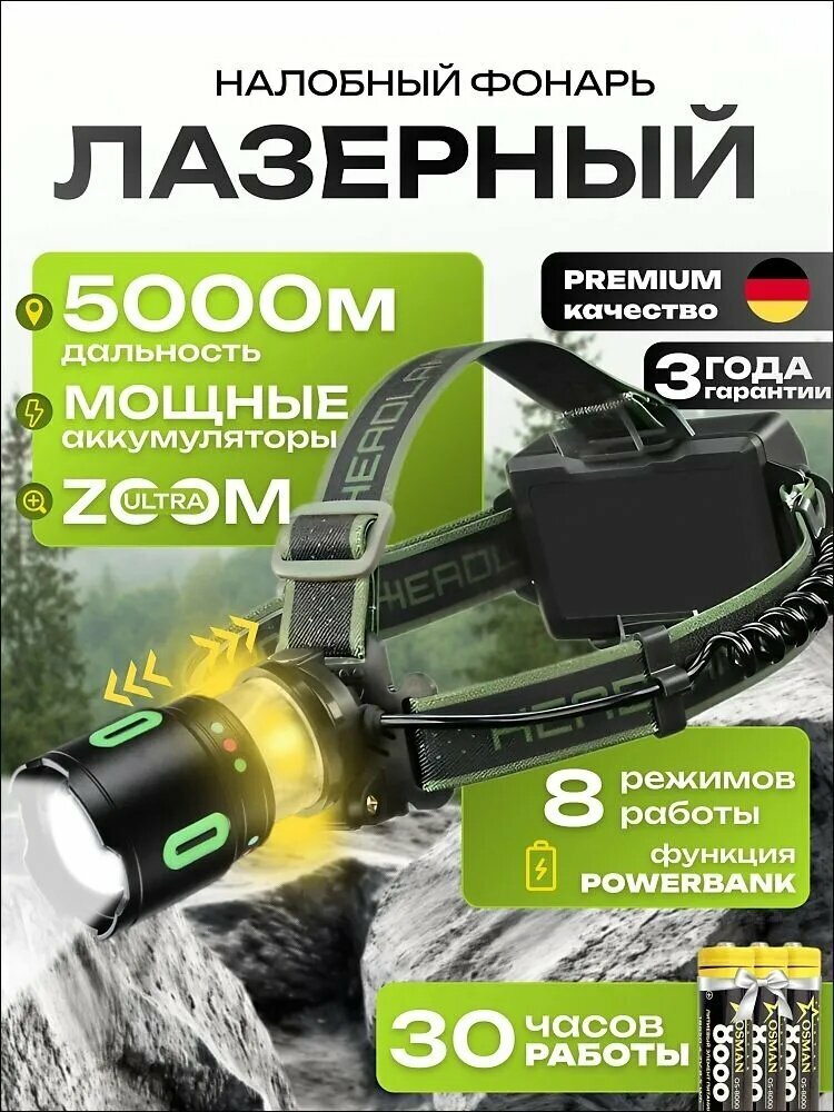 BENAR Налобный фонарь