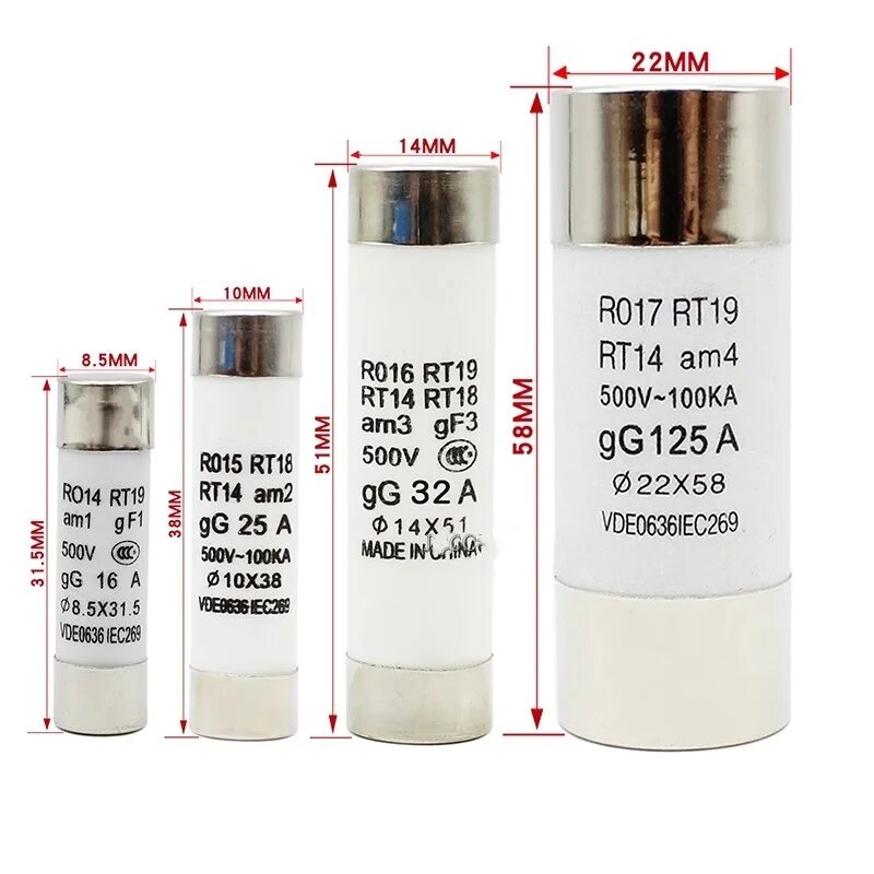 Предохранители R016, 63A