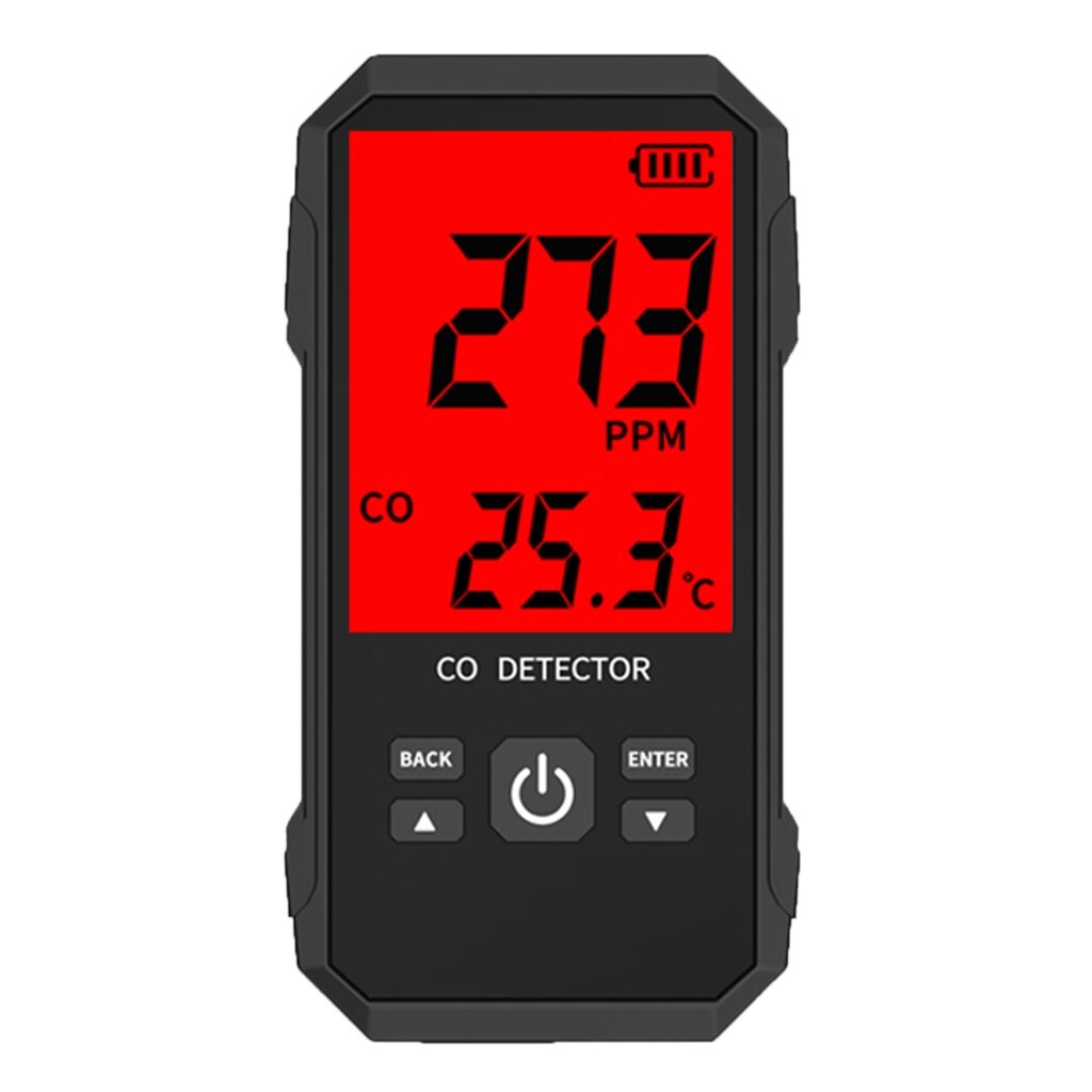 Детектор Угарного газа Ручной Анализатор Горючих Газов Многофункциональный Детектор Утечки Природного Газа Сигнализация Быстрого Реагирования