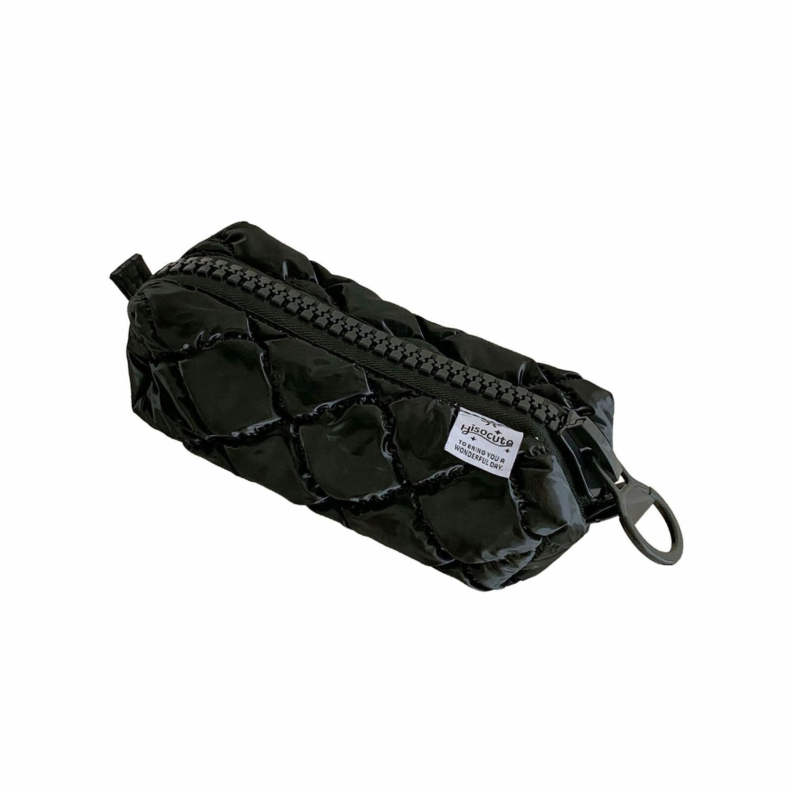 Большой пенал из полиэстера и хлопка с молнией для косметики