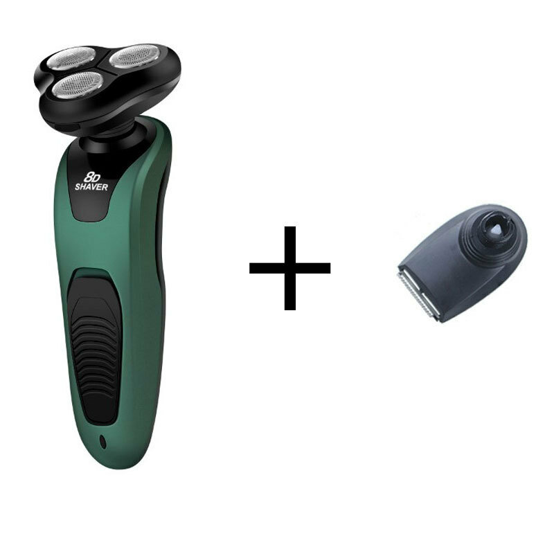 8D бритва многофункциональная мужская 3-в-1 электрическая бритва для всего тела, моющаяся, с USB зарядкой для автомобиля, триммер для бороды