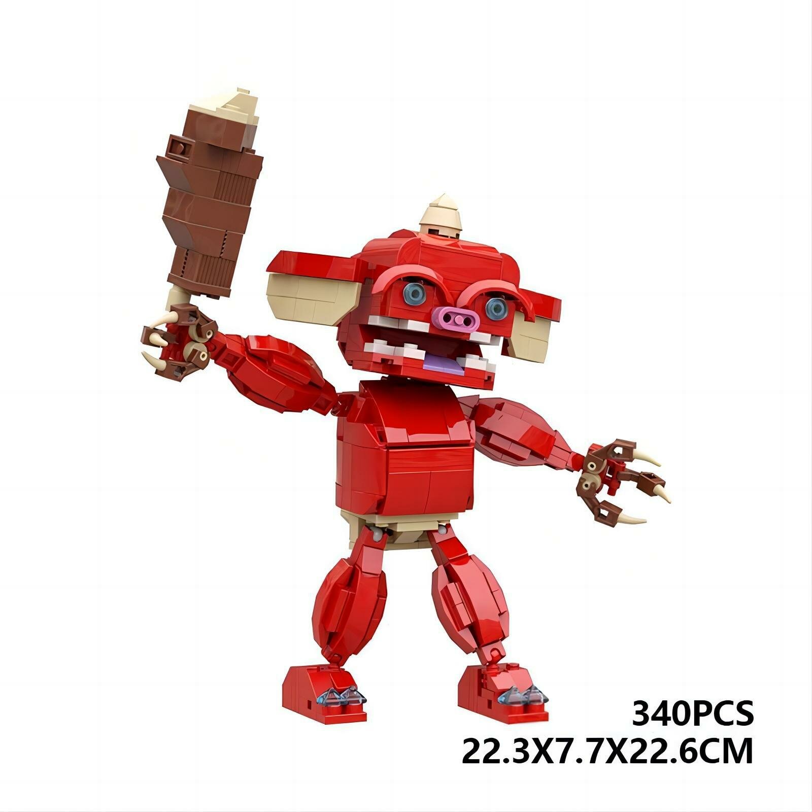 Куклы собираются из периферийных строительных блоков MOC Pokbrin и Pig-Head Legend of Zelda.
