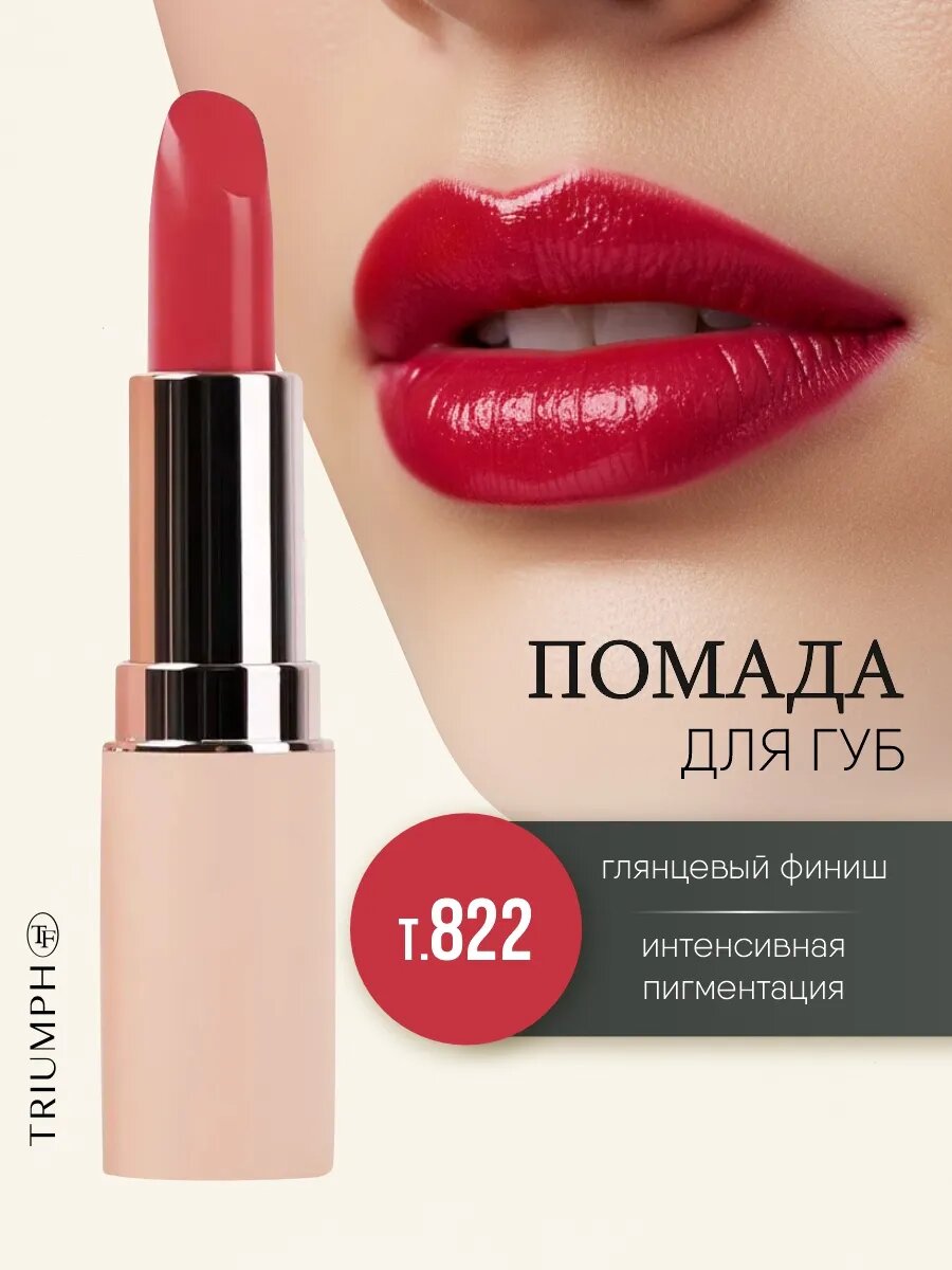 Помада для губ TF cosmetics I'm Trend, тон 822 Raspberry jam / Малиновый джем