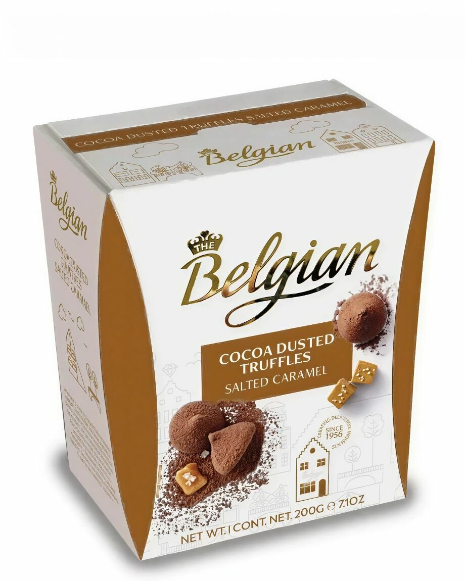 Шоколадные Трюфели Belgian со вкусом солёной карамели 200 гр.