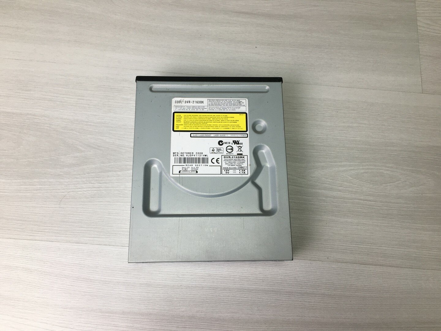 Оптический привод DVD ±R/RW CD-R/RW Pioneer, DVR-216DBK, SATA, черный
