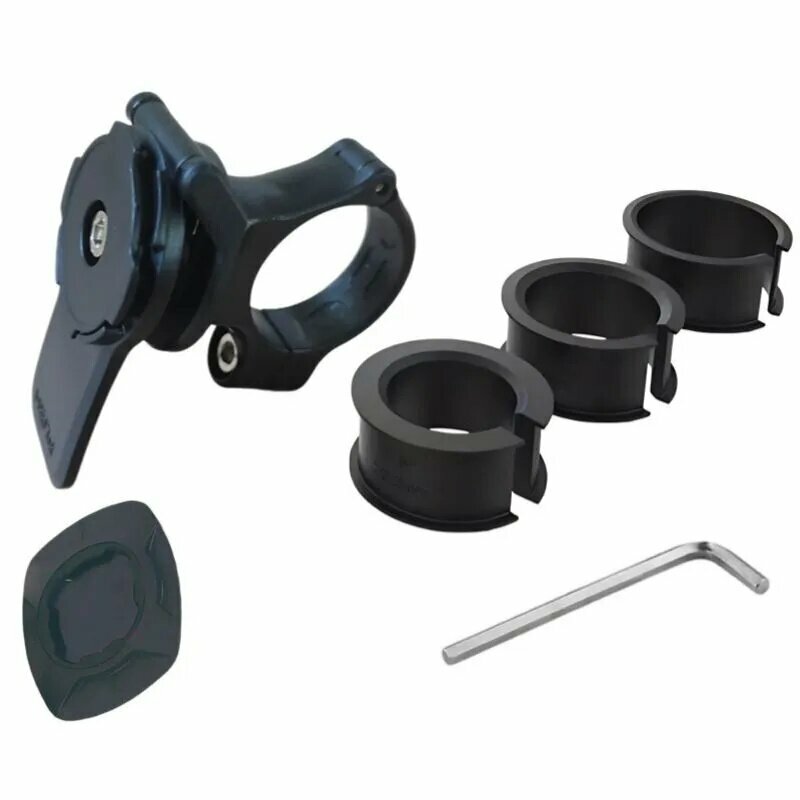 Quad Lock Антивибрационный Держатель для Телефона на Руль Мотоцикла с Демпфером - Универсальный Кронштейн для iPhone и Android, Велосипедный Замок (Защита от Вибрации 90%)