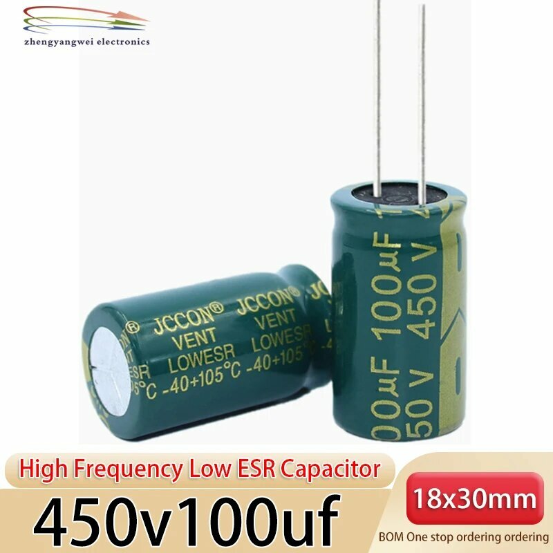 2шт. Алюминиевый конденсатор 450v 100uf