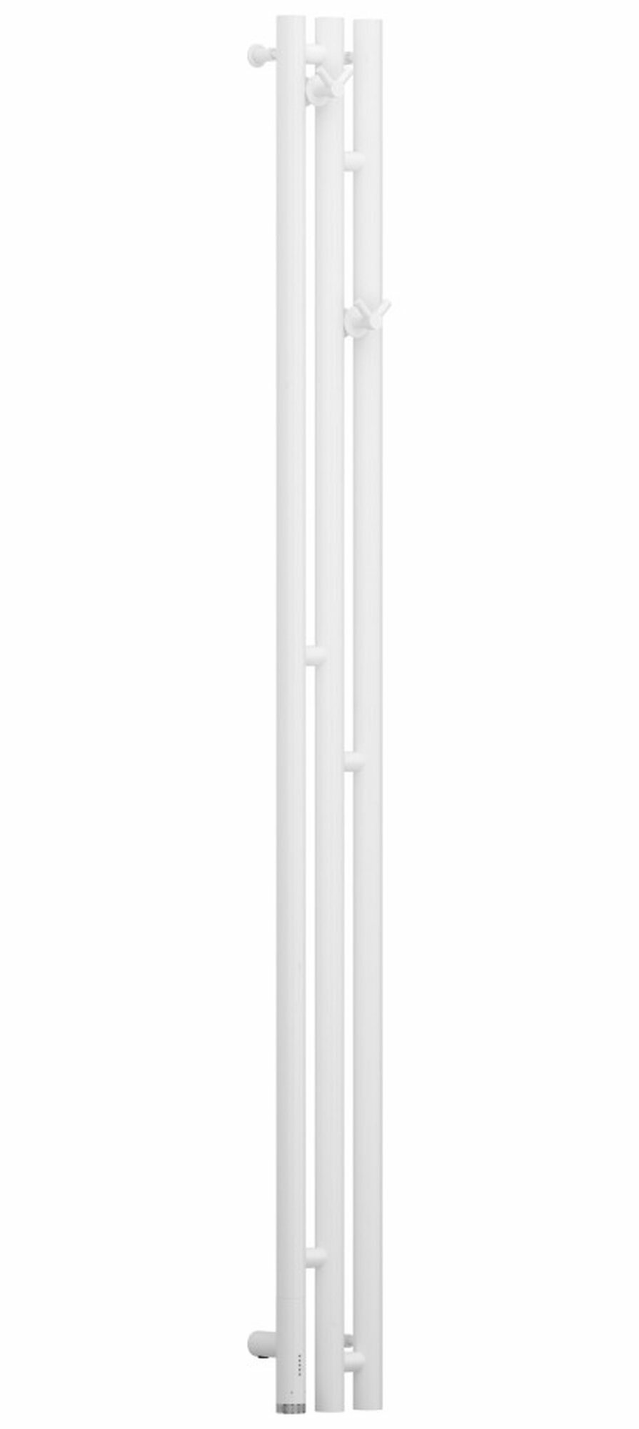 Полотенцесушитель Сунержа Терция 3.0, нержавеющая сталь, 1500x106 см, левый, матовый белый