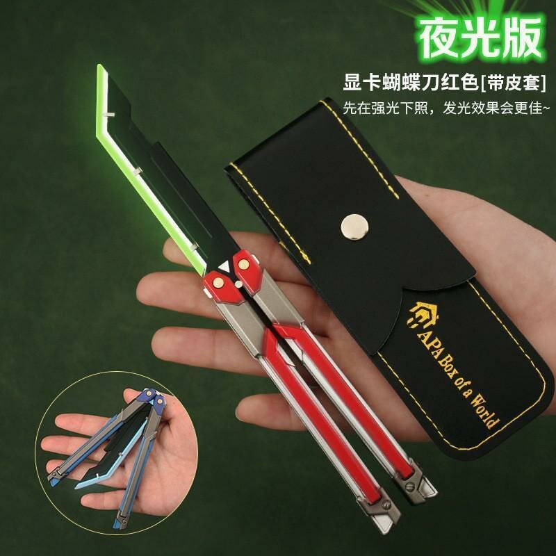 Модель игрушки Valorant Contract 2025 Championship Claw Butterfly Blade, складная металлическая модель для демонстрации
