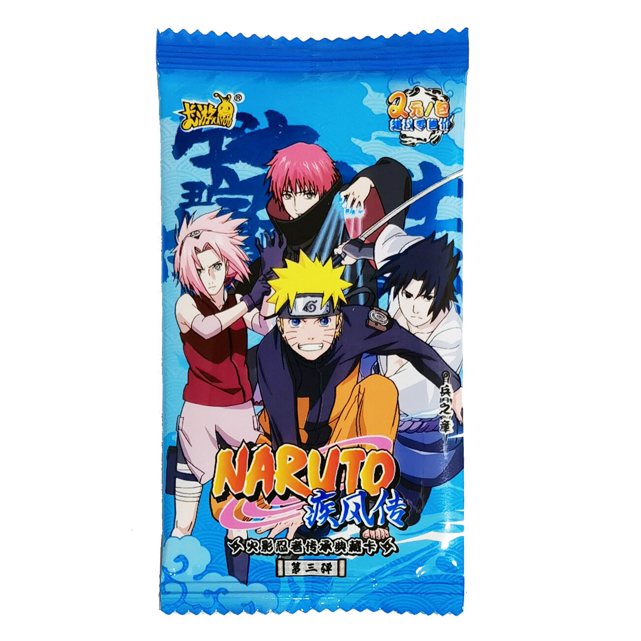 Оригинальная карточная игра Ultraman Ye Luoli Naruto, пятая серия карт Fighting Continent, бустер-пакет Наруто 2 юаня 1