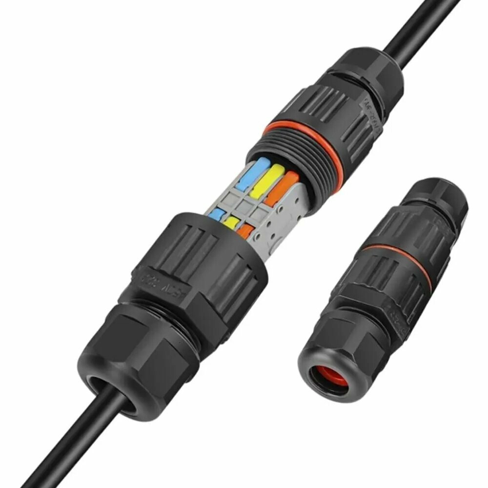 2/3-контактные водонепроницаемые соединители проводов проводка светодиодных ламп наружные водонепроницаемые клеммы, 3 ядра