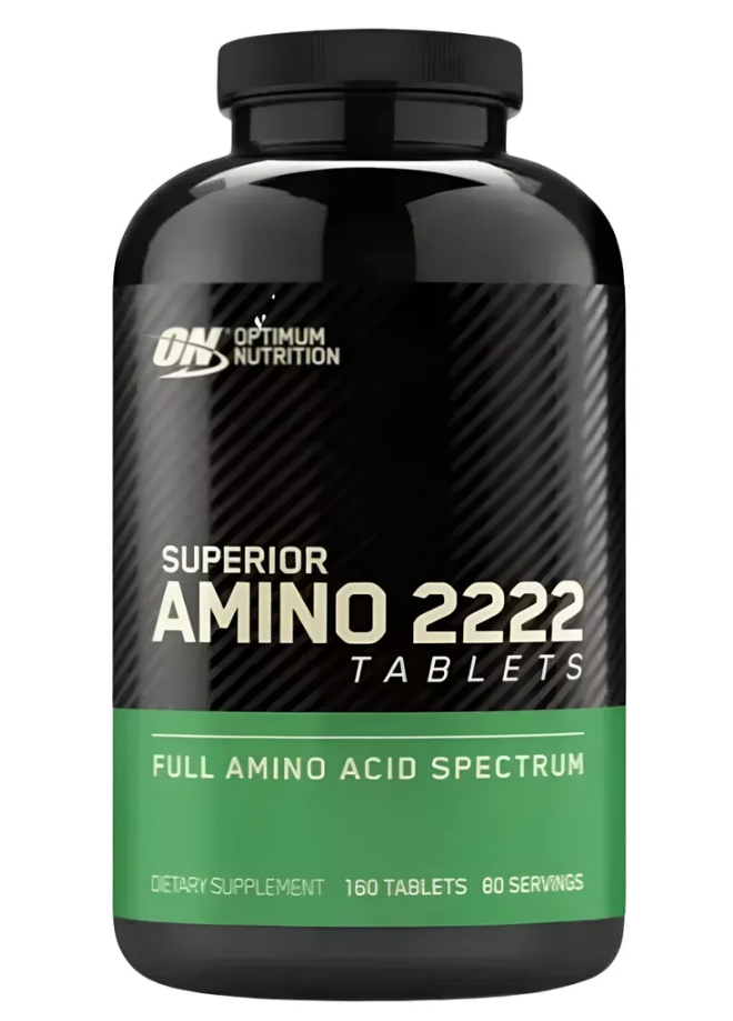 Аминокислота Optimum Nutrition Super Amino 2222, 160 капсул