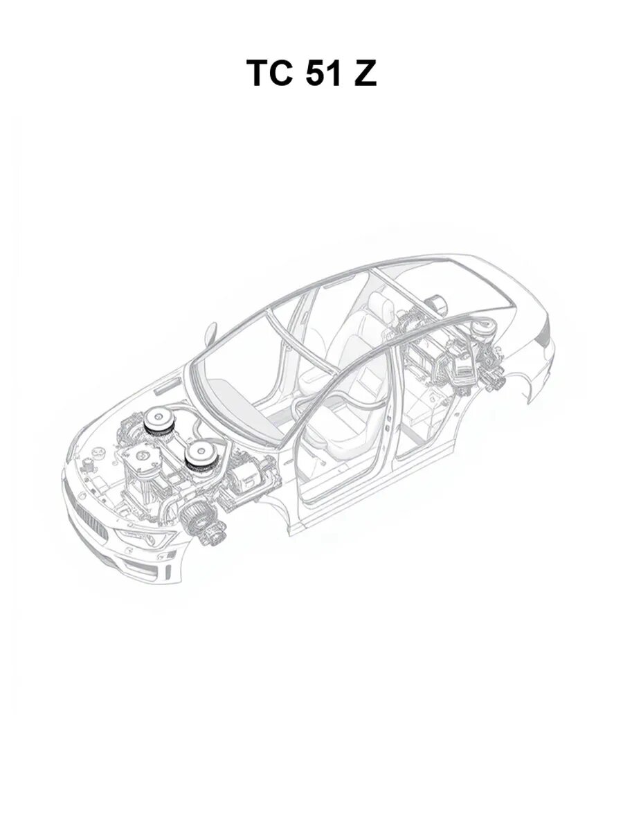 TC51Z, Хомут глушителя трубчатыи Trialli