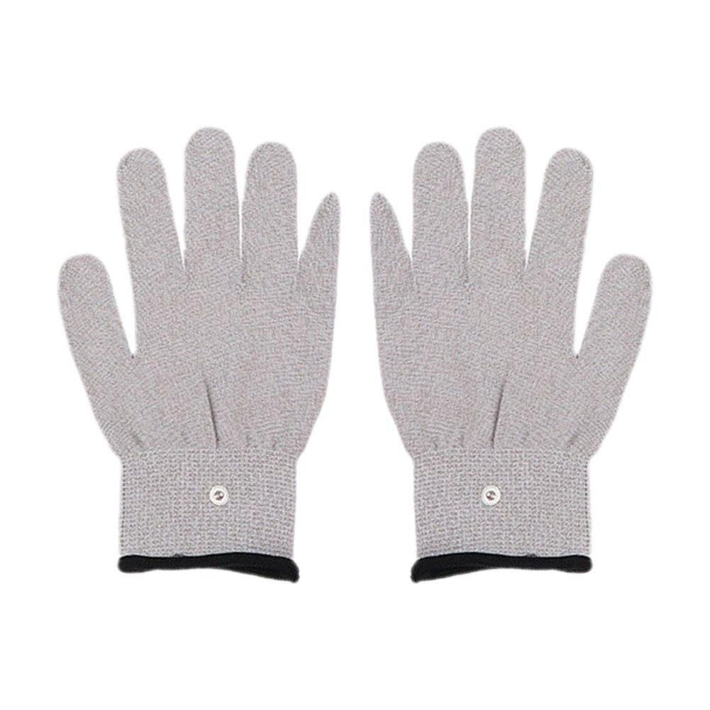 1 пара электродных перчаток для аппарата TENS, токопроводящие перчатки для электромассажа, массажные рукавицы U9F3, проволочные рукавицы для электротерапии.