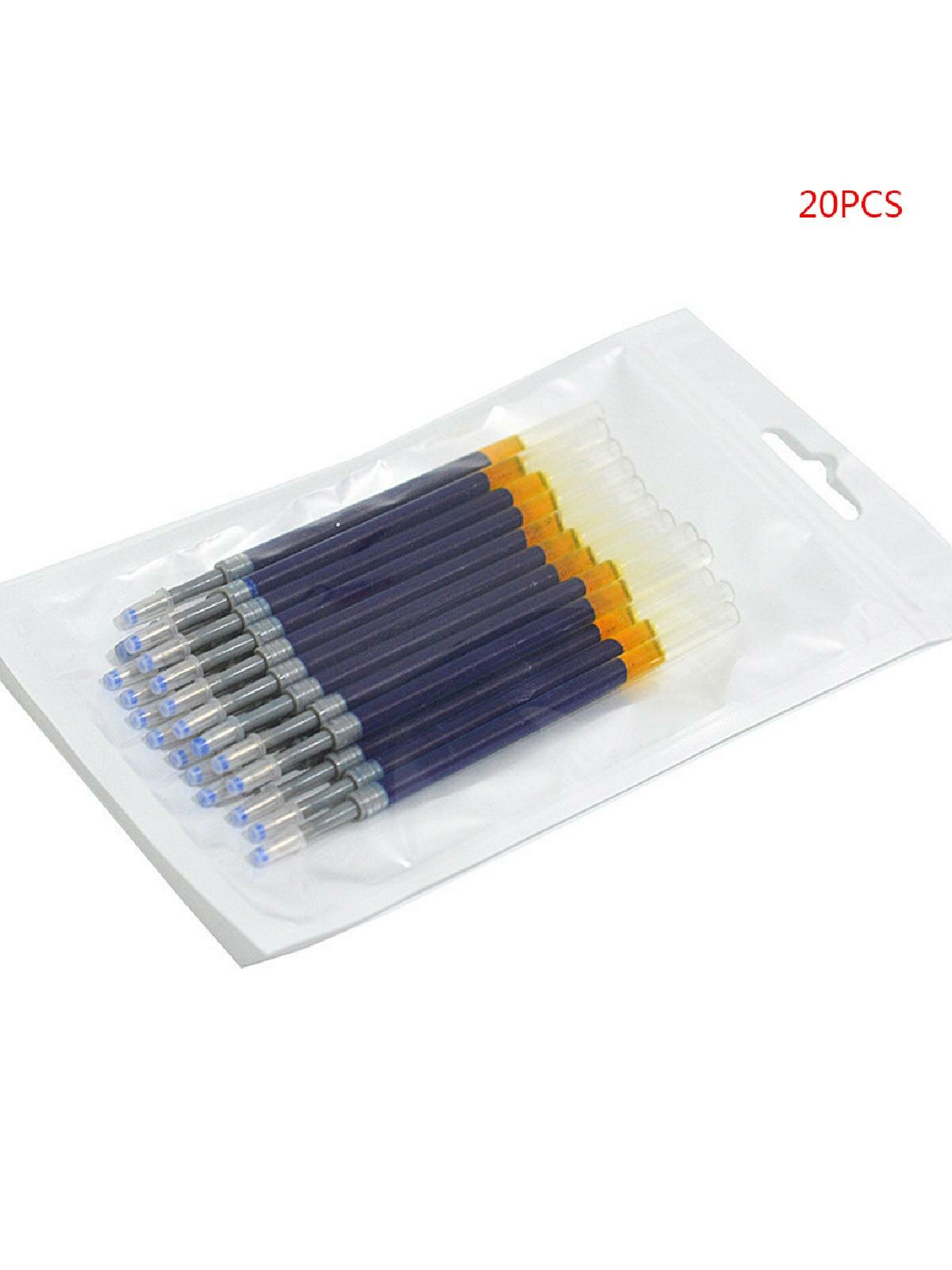 20шт Нейтральные Чернила Гелевая Ручка Заправка Черный Синий Красный 0,5 мм Пуля Заправки Офис Школьные Канцелярские Принадлежности Студенческие Подарки