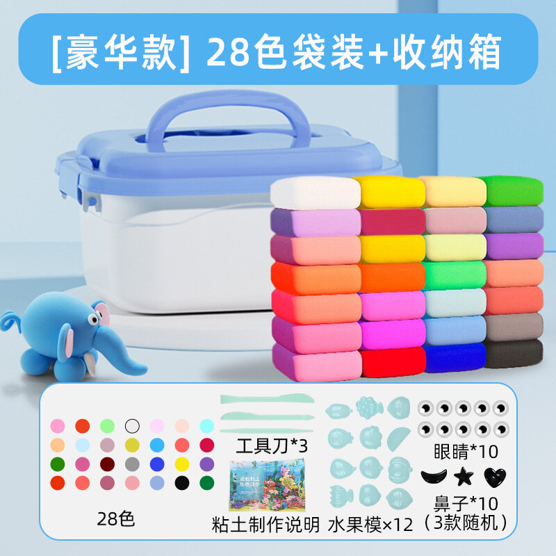 Ультралегкая глина для лепки 12 цветов 36 цветов для детского сада, нетоксичная, экологичная, для рукоделия, космическая глина, производитель цветной глины