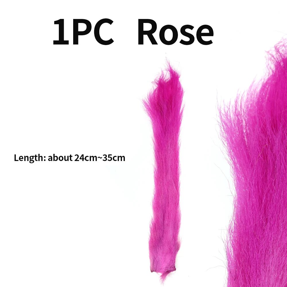 Розовый хвостик Rose 1PC, 24-35 см