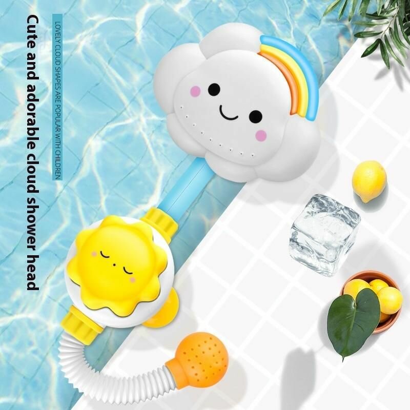 Игрушка для купания для малышей, душ с радужным облаком