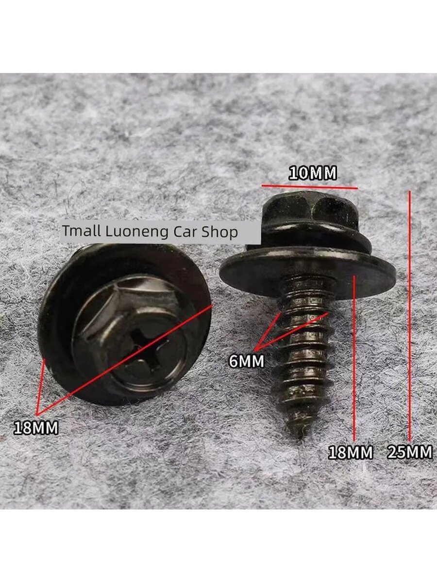 Саморезы Neutral M6 6ммх25мм, 50 шт, антикоррозия