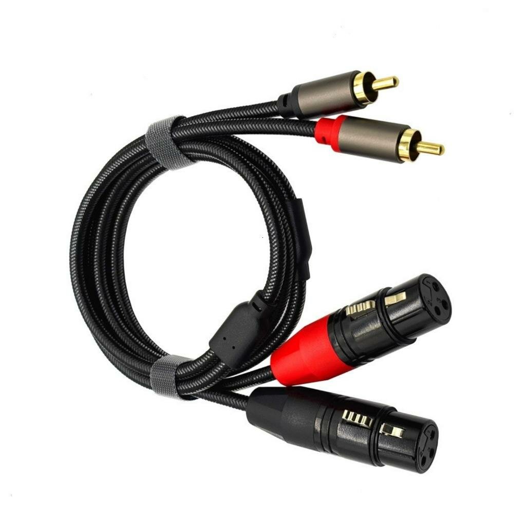 Переходник RCA–XLR, 2m