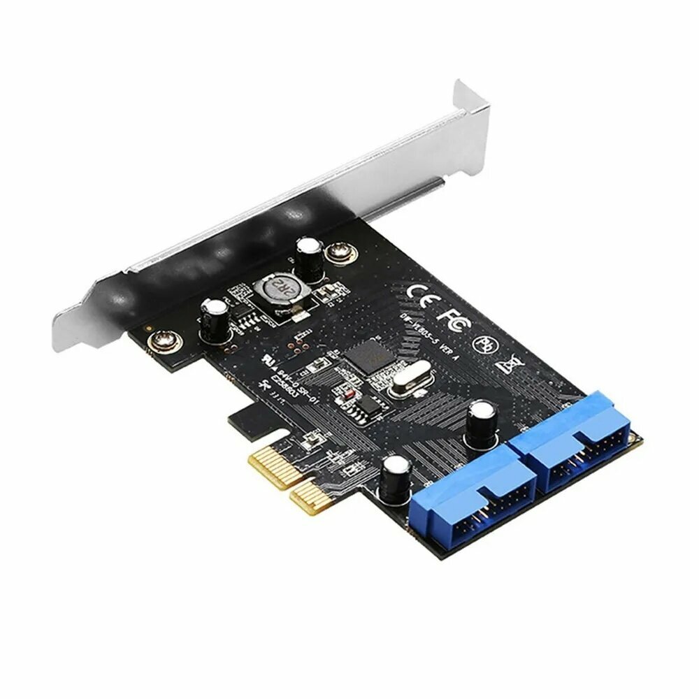 PCI Express USB 3.0 19-контактная плата расширения PCIE 1X на 2 порта