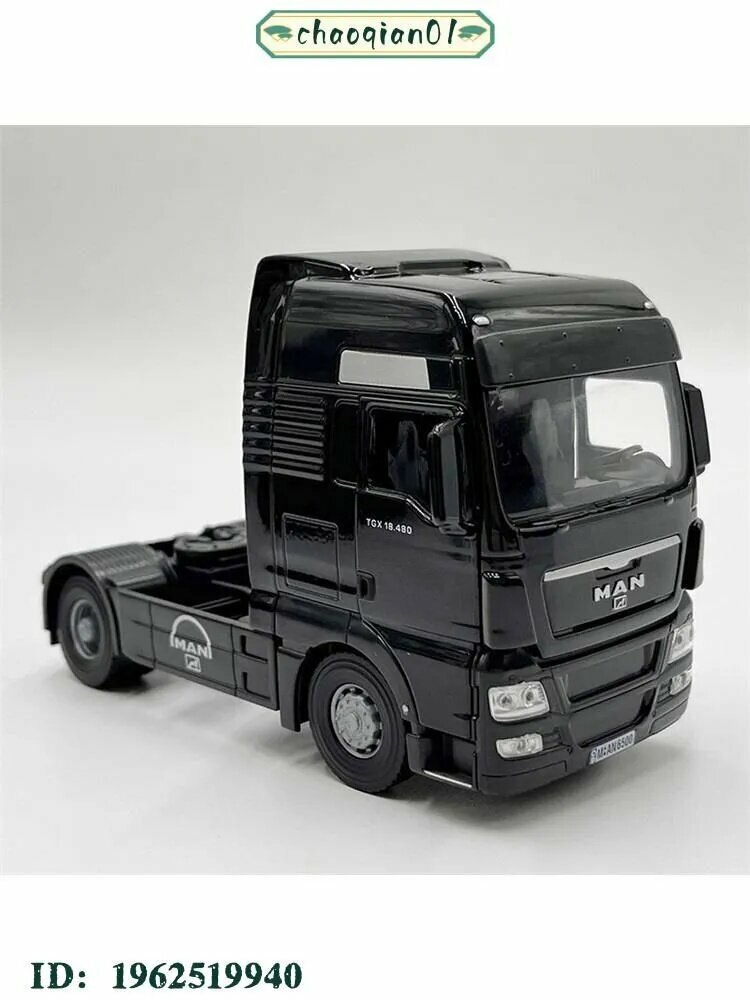 1:43 Литой металлический грузовик модель игрушечный Man TGX 18.480 полуприцеп серии