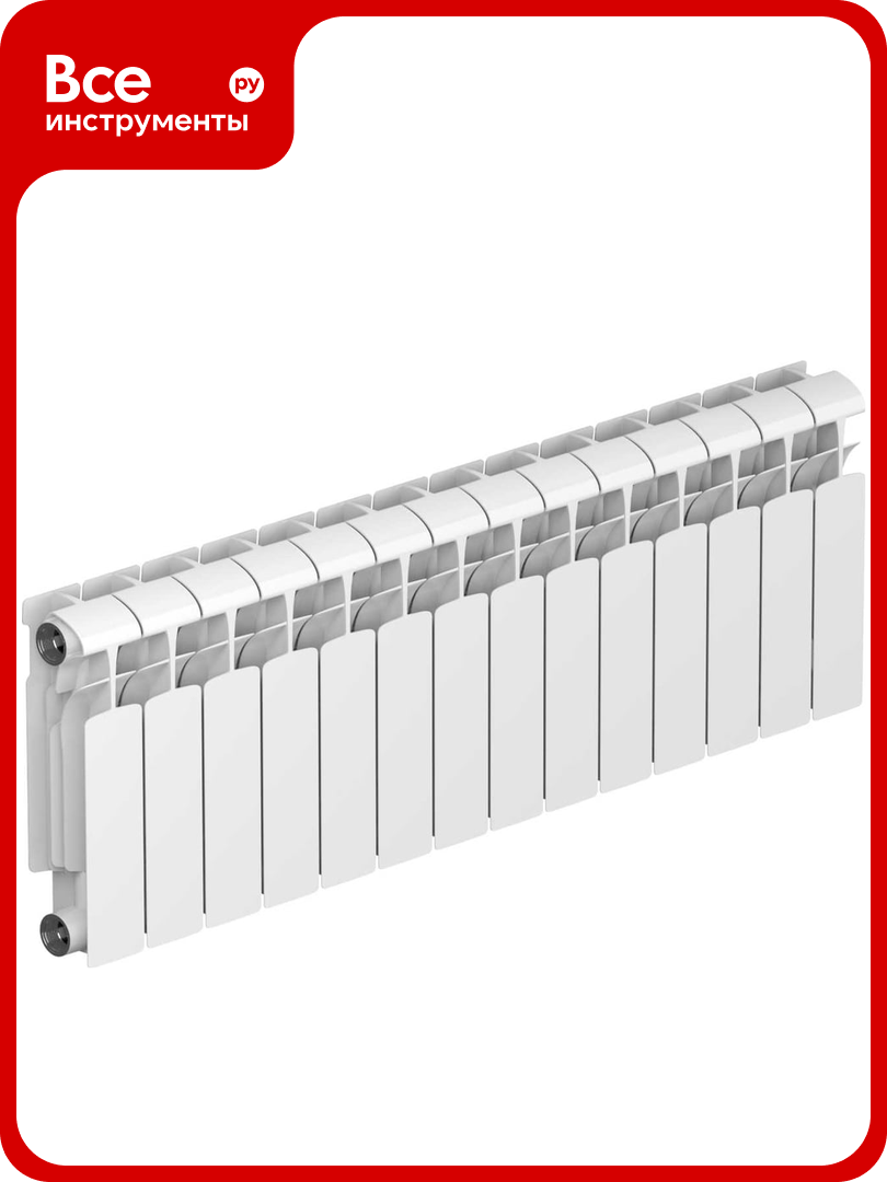 Биметаллический радиатор RIFAR ECOBUILD 300 14 секц. бок. R-EB-300-14