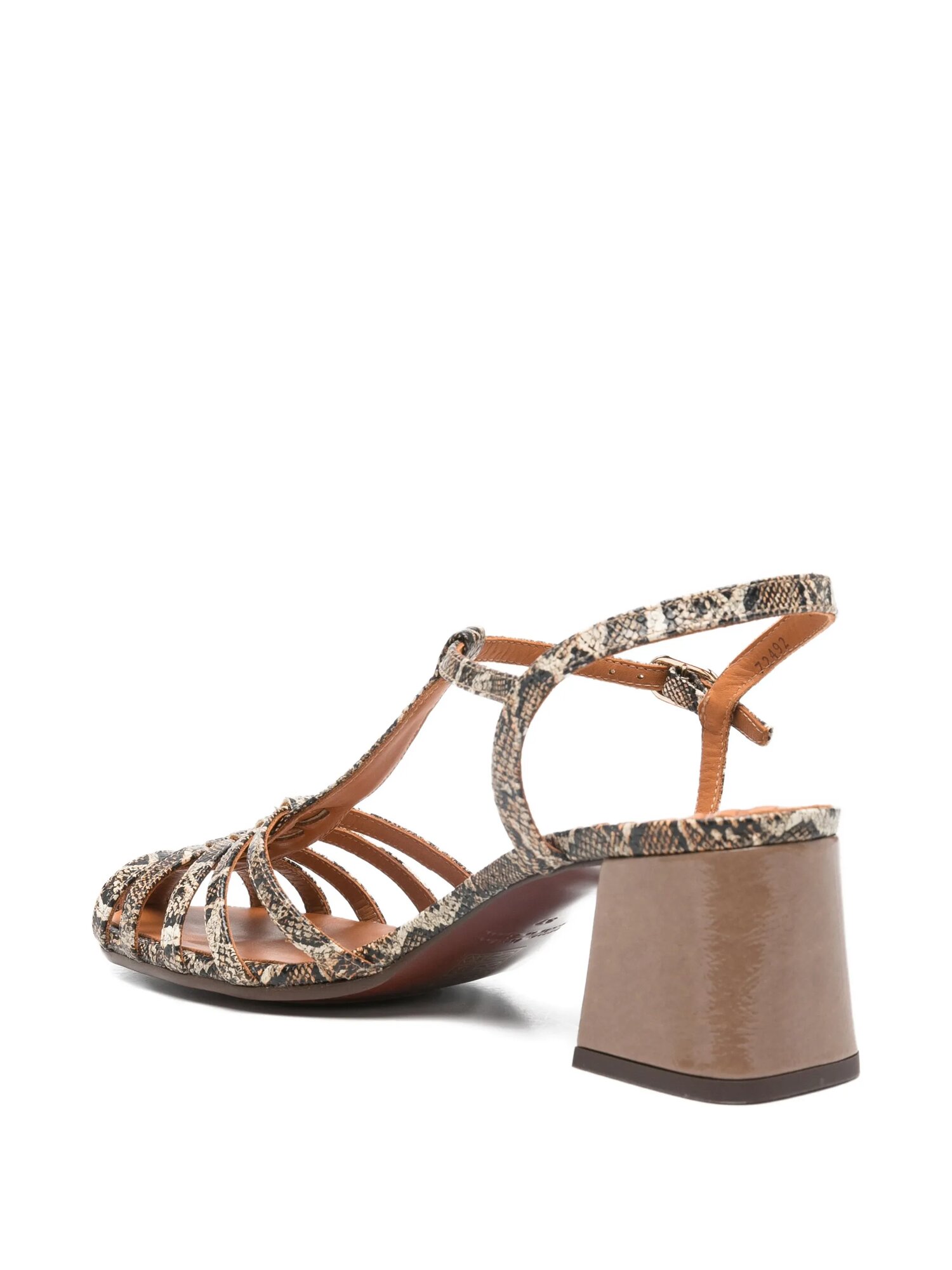 Туфли Chie Mihara T-strap snake-print pumps, размер 39 — фото 1