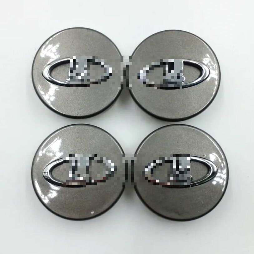 Колпачки на литые диски R17 ВАЗ Лада Веста графит 4 шт