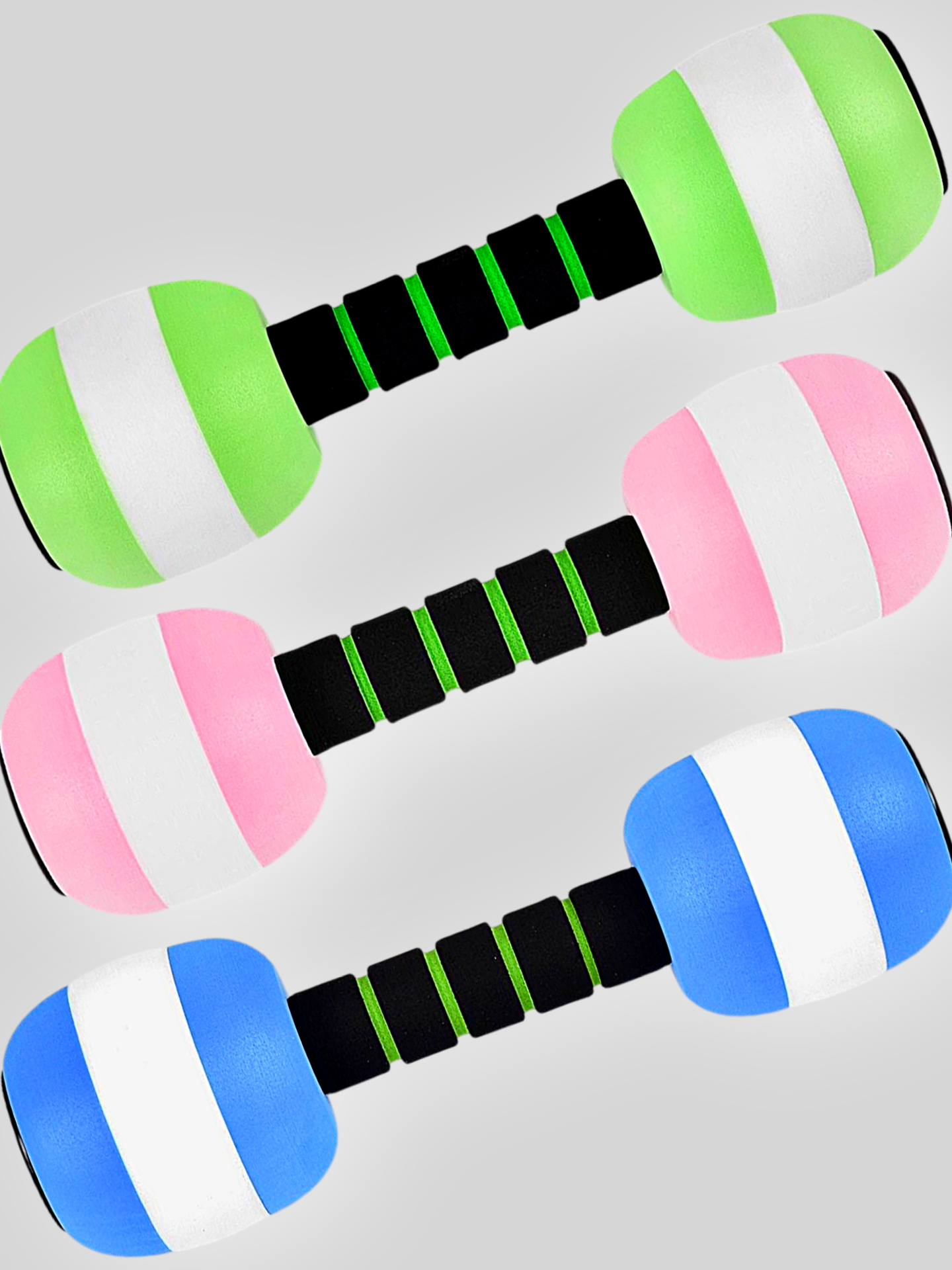 Гантель для аквааэробики(2 шт) круглая цвет: микс, мини гантель для аквааэробики.