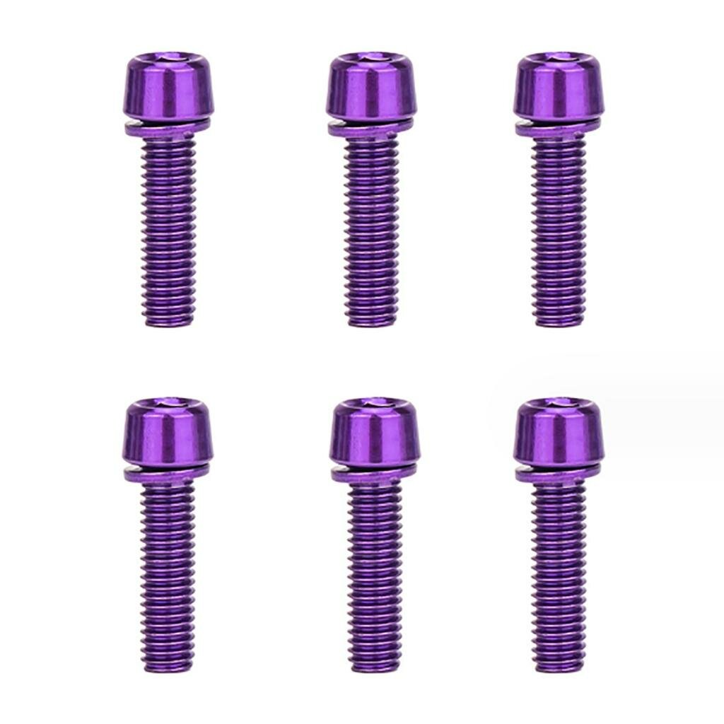 6 болтов для руля велосипеда, Фиолетовый