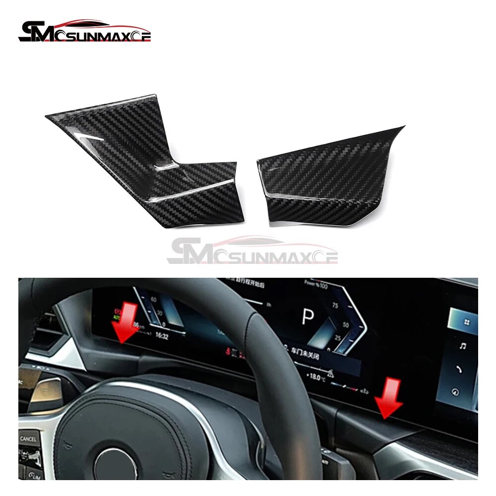 Для BMW 2 3 4 серии G20 LCI G21 G22 G42 Facelift 2022 2023 LHD Центральная консоль Screen Side Trim