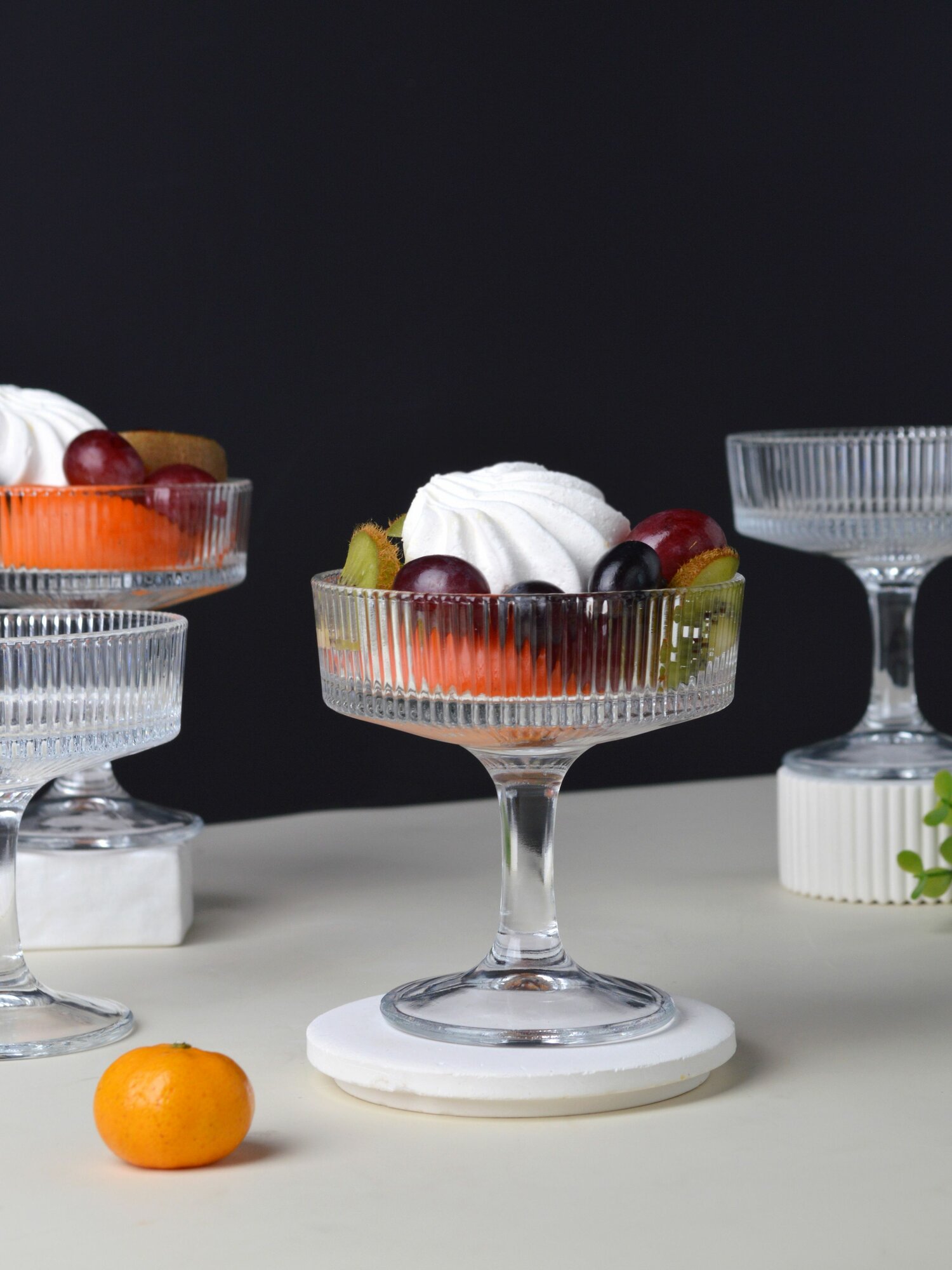 Набор креманок для десерта и мороженого 200 мл 6 шт MGline Cascade