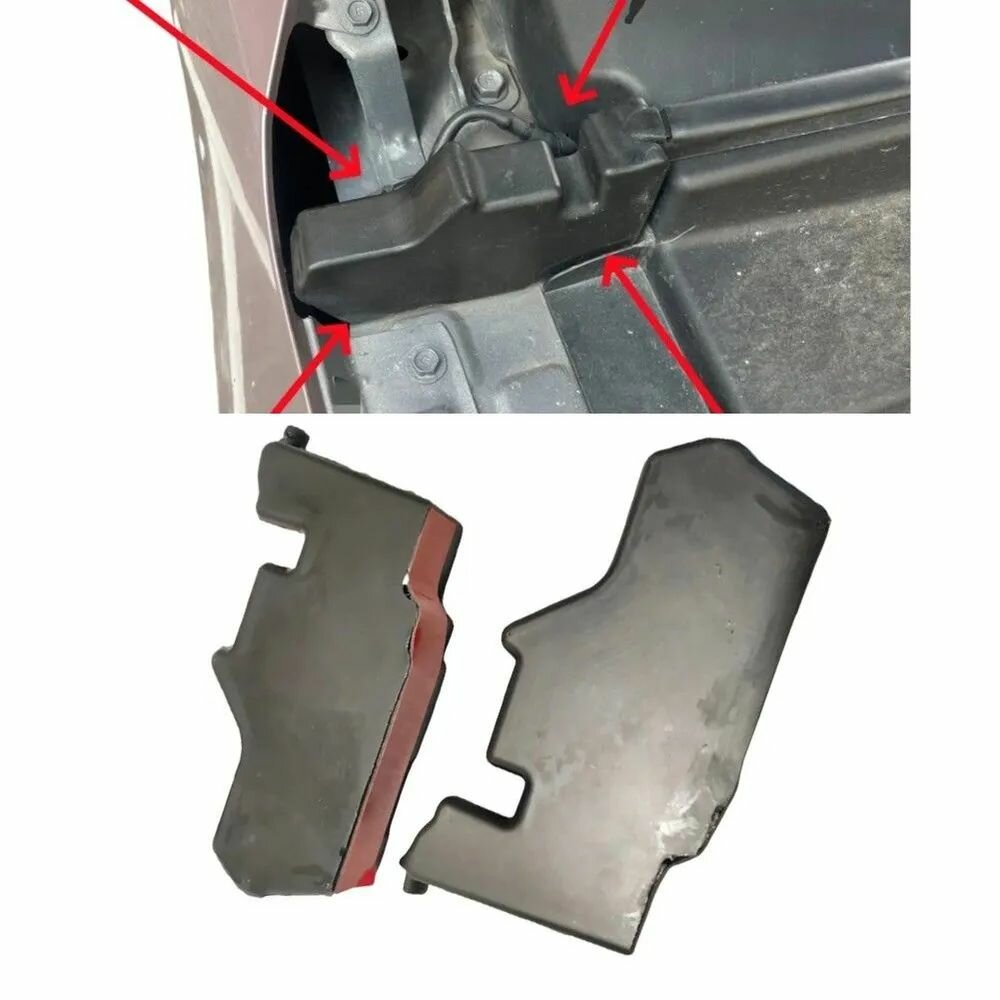 2шт 86442M0000 Уплотнительная Прокладка переднего Капота Автомобиля, Уплотнительная Прокладка Крышки Капота Для Hyundai IX25 Creta