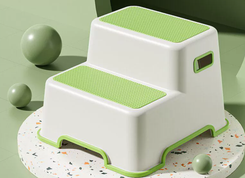 Многофункциональная ступенчатая подставка для ног, стул-табурет, зеленый