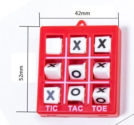 Крестики-нолики / Детская настольная игра / Развивающая игра с случайным узором