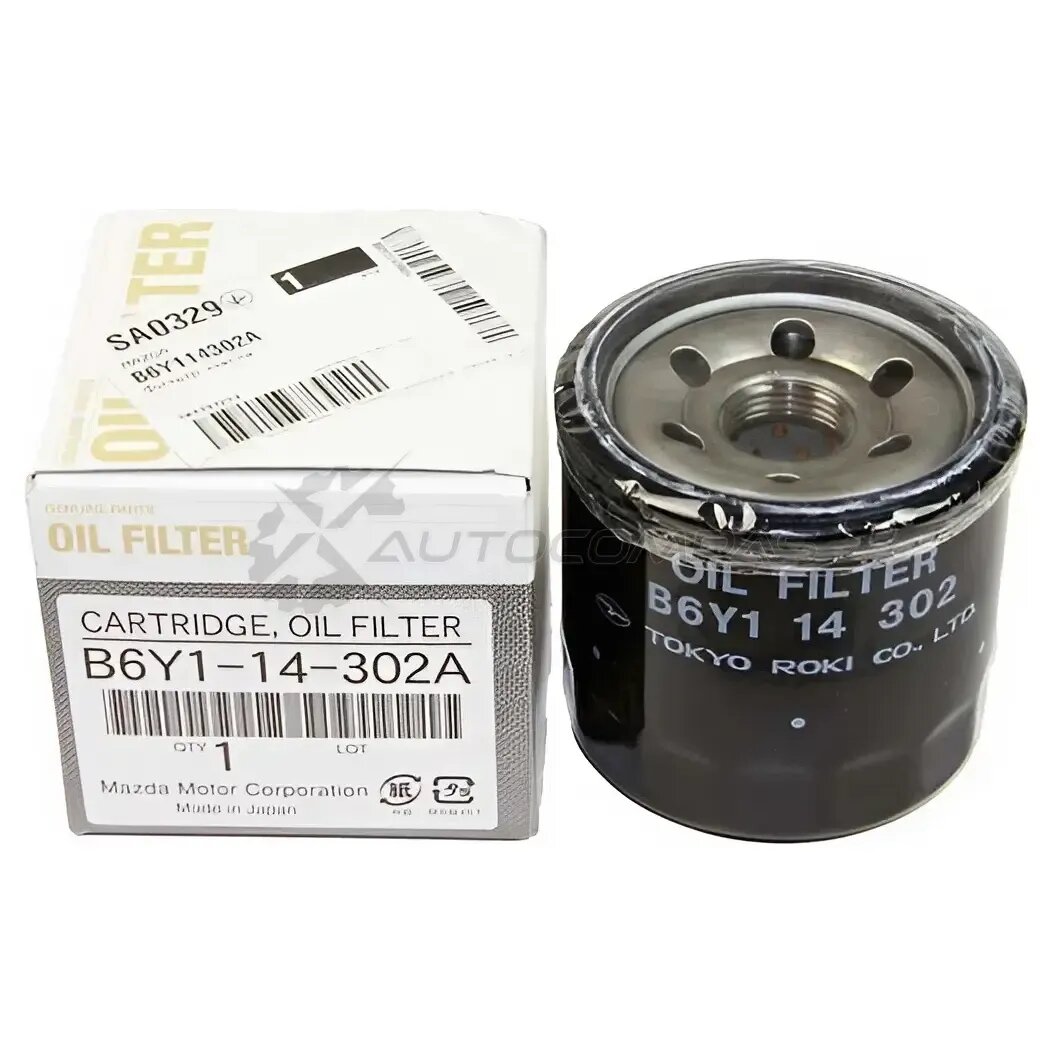 Масляный фильтр Mazda 2 3 323 626 CX 3 Demio MPV MX 3 MX 5 MX 6 Premacy RX 7 RX 8 B6Y1 14 302A 7ZSD 00Y 22050734