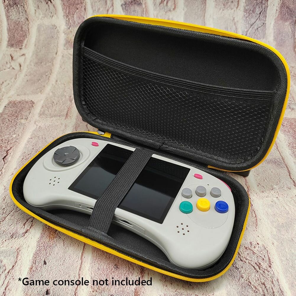 Чехол для игровой консоли ANBERNIC RG ARC-D и RG ARC-S из ЭВА с ручкой и сетчатым карманом чехол из эва с ручкой сетчатый карман