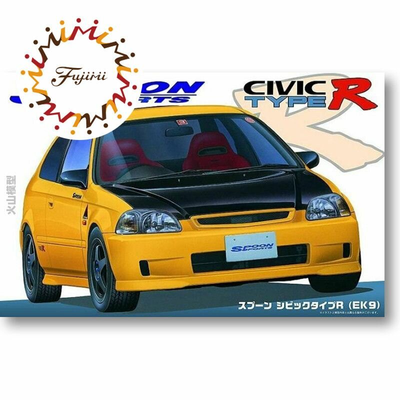 Сборная модель Машинка Fujimi-04635D 1/24 Honda Spoon Civic Type R (EK9) car model kit