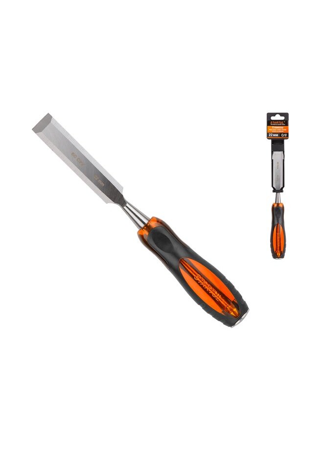 Стамеска STARTUL Master ST4072-22, двухкомпонентная рукоятка, 22 мм