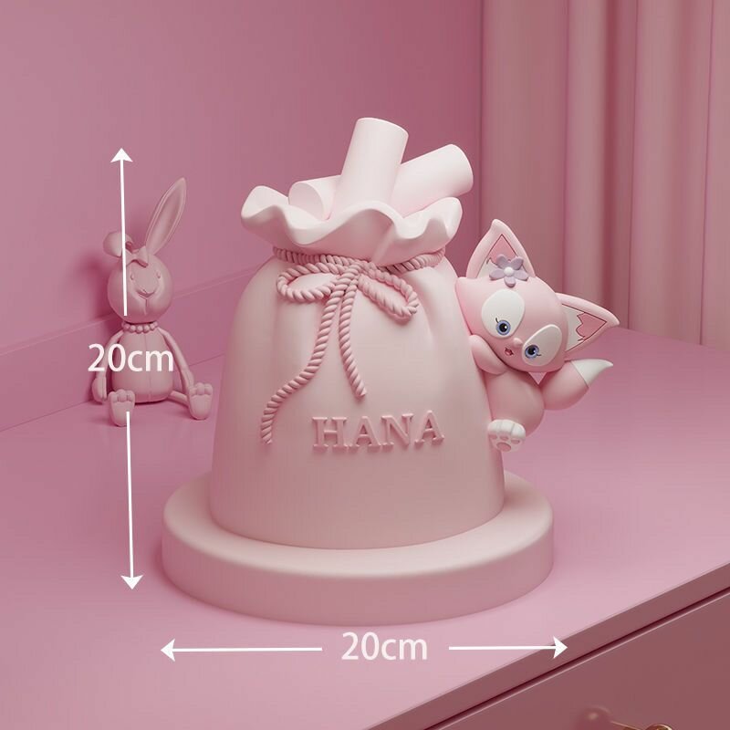 Копилка Ins Высокая Эстетика 2024 Новая Модель Подарок для Девочек Домашний Орнамент Детская Копилка Lina Belle