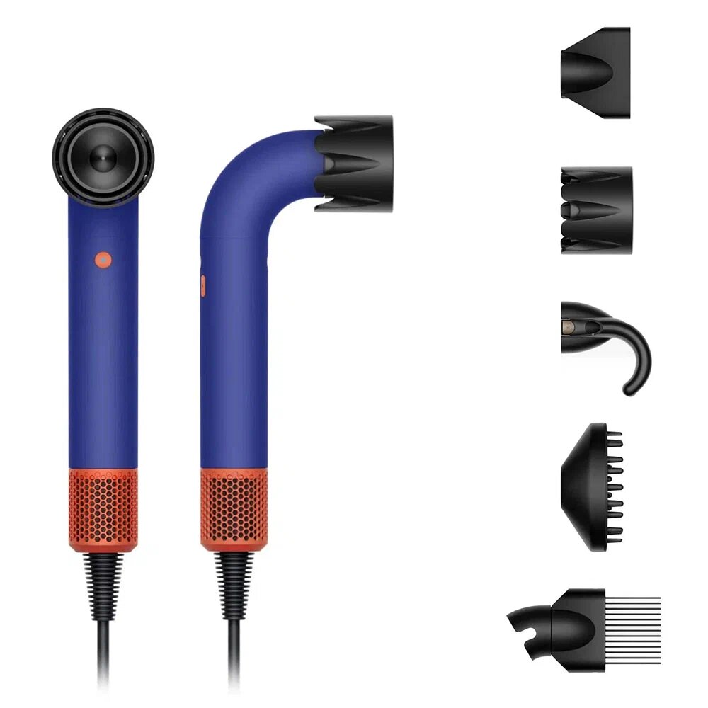 Фен Dyson HD18 Supersonic R Pro, vinca blue/ topaz orange (522266-01) EU