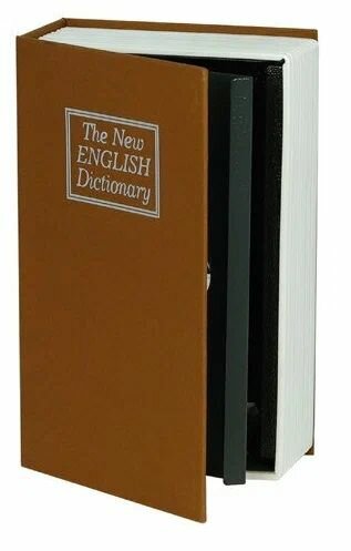 Сейф-книга ONIX BS-180, оранжевый, 115 х 180 х 55 мм