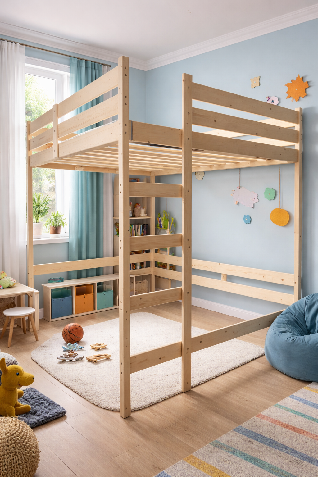 Кровать чердак 70х190 "Фабрика доступной мебели"